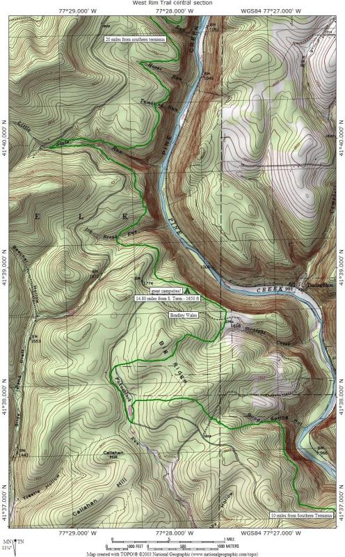Tru-Burn - West Rim Trail - Pennsylvania Grand Canyon - 2006