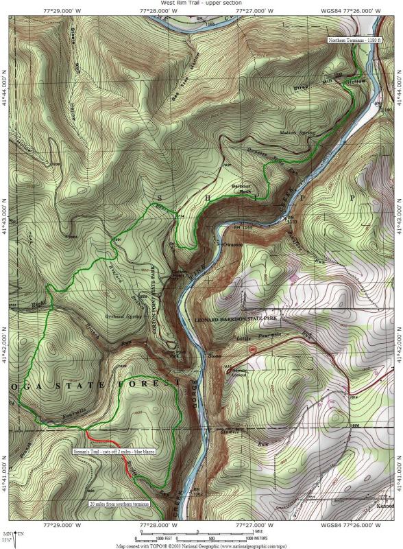 Tru-Burn - West Rim Trail - Pennsylvania Grand Canyon - 2006